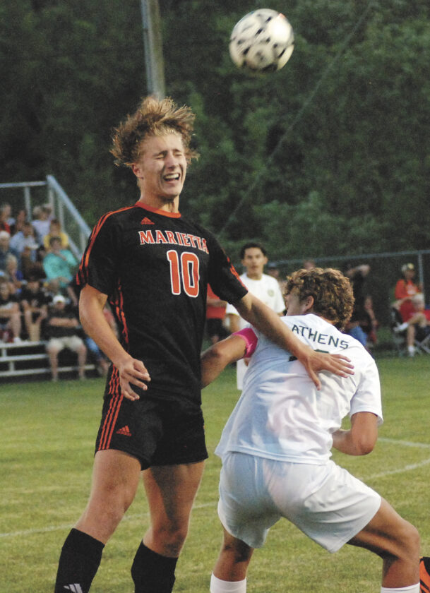 Cameron Davis notches hat trick as Marietta boys beat Athens, 8-3 ...
